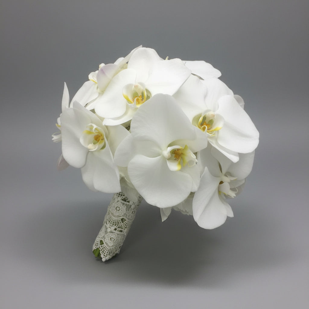 Phalaenopsis Orchid Bridal Bouquet Kuwait | Premium Wedding Flowers ...